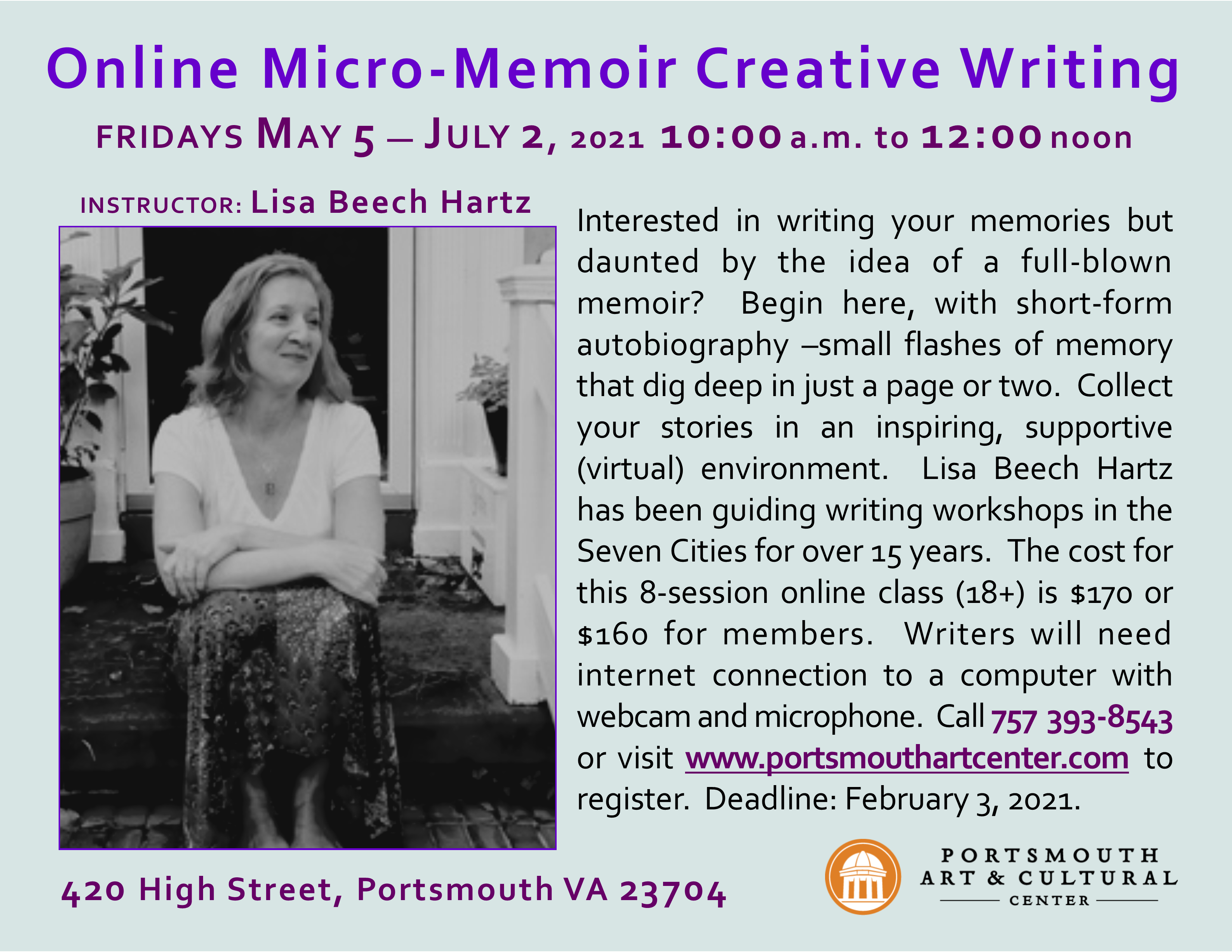 Workshops & Events | Lisa Beech Hartz